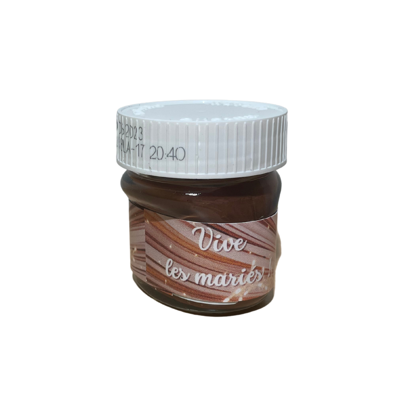 Gourmandises personnalisées - Mini Pot de Nutella